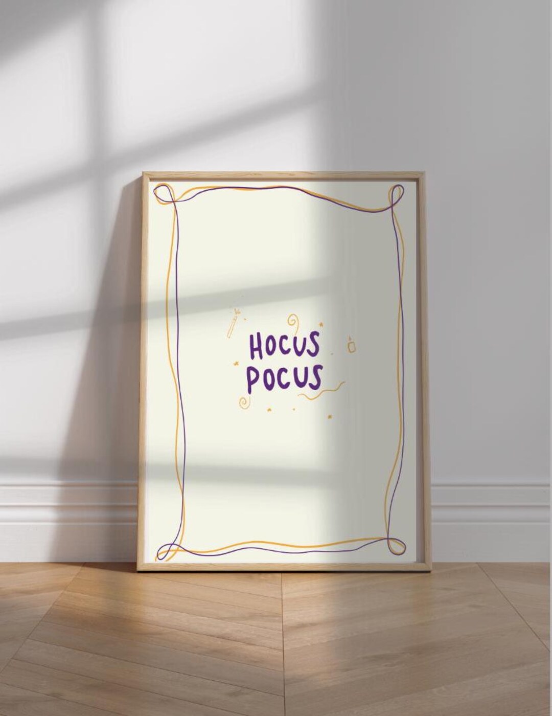 Hocus Pocus Halloween Digital Print Art for Home Cute Autumn Fall ...