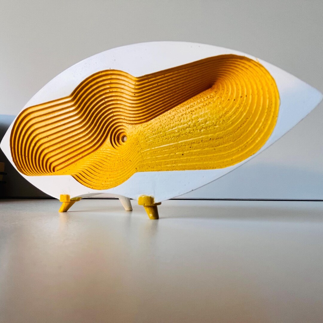 Futuristic Style Night Light, Modern and Minimalist Decorative Resin ...