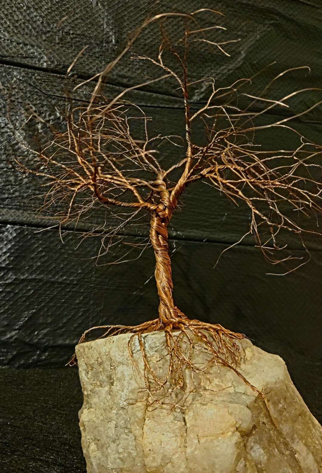 Brass Wire Tree Sculpture - Etsy
