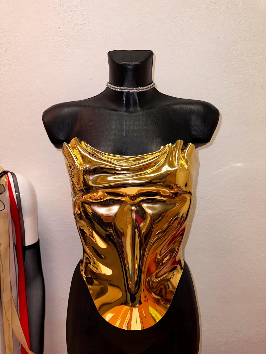 Queen Armor, Gold Corset, Goddess Molded Corset, Festival Outfit, Gold ...