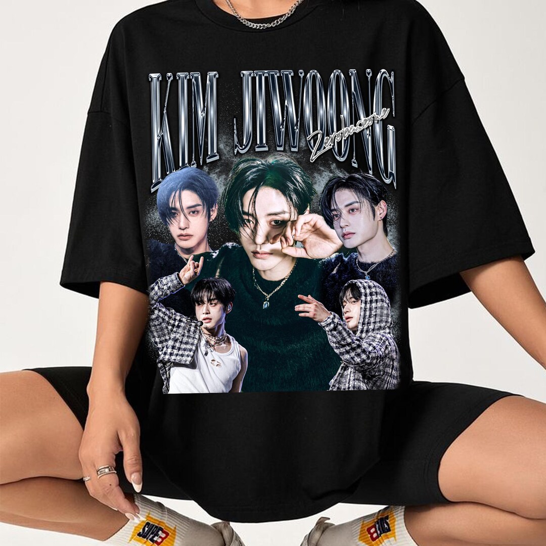 Retro Jiwoong ZB1 T-shirt, Zerobaseone Blue Paradise Album Shirt, ZB1 ...