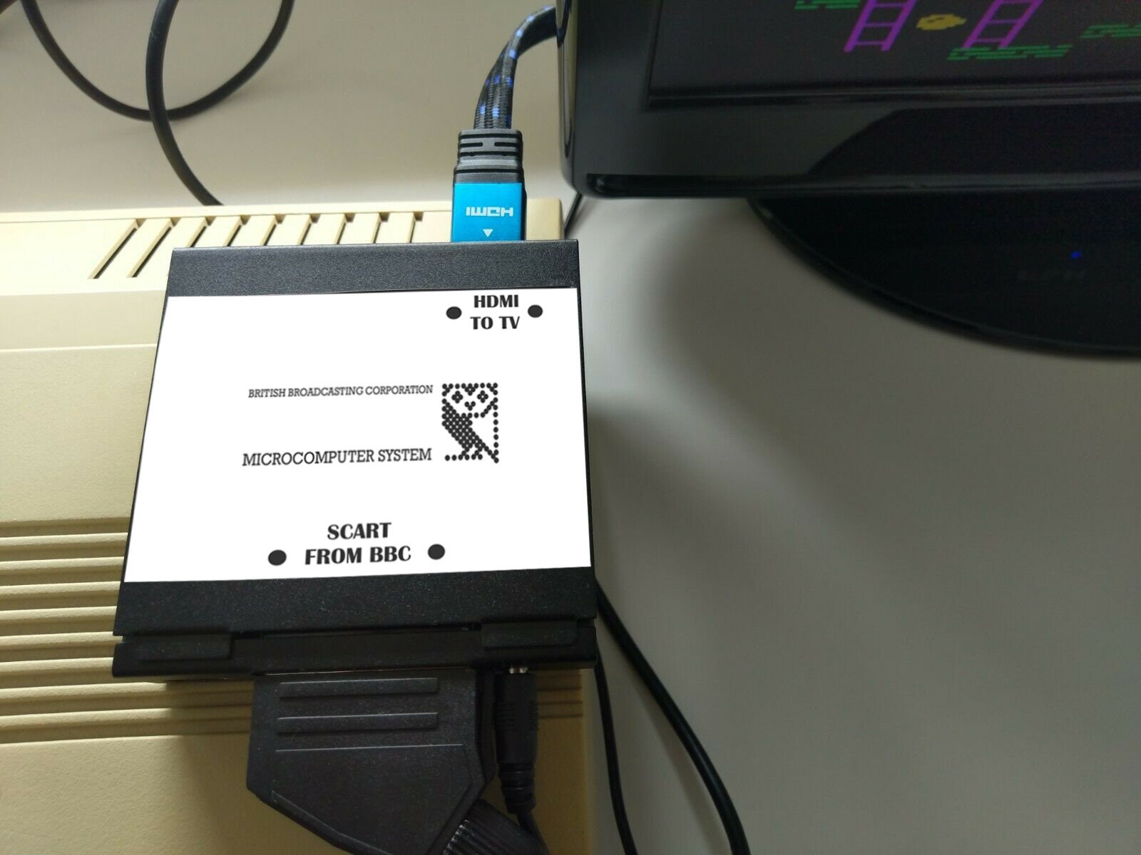 BBC Micro Model A B RGB Hdmi Converter Cable Solution Free HDMI Cable ...