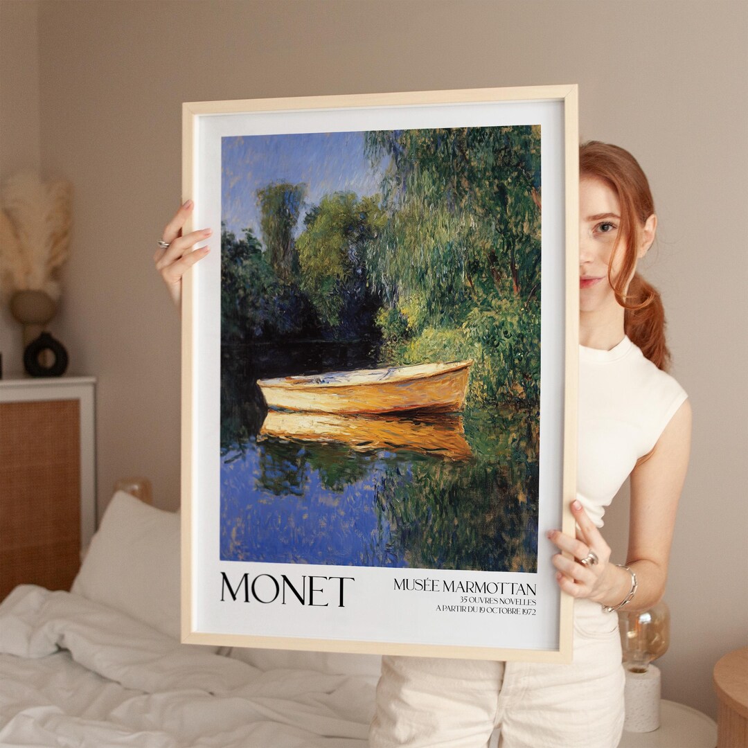 Monet Print, Claude Monet Poster, Monet Exhibition Print, Digital ...