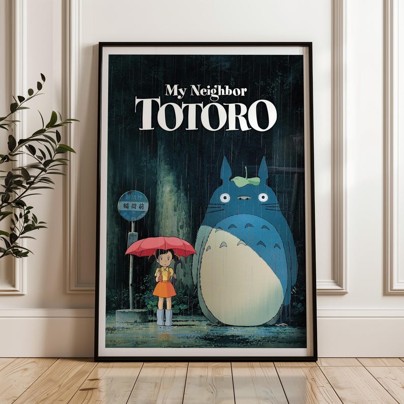 My Neighbor Totoro, Studio Ghibli, Digital Poster Download - Etsy