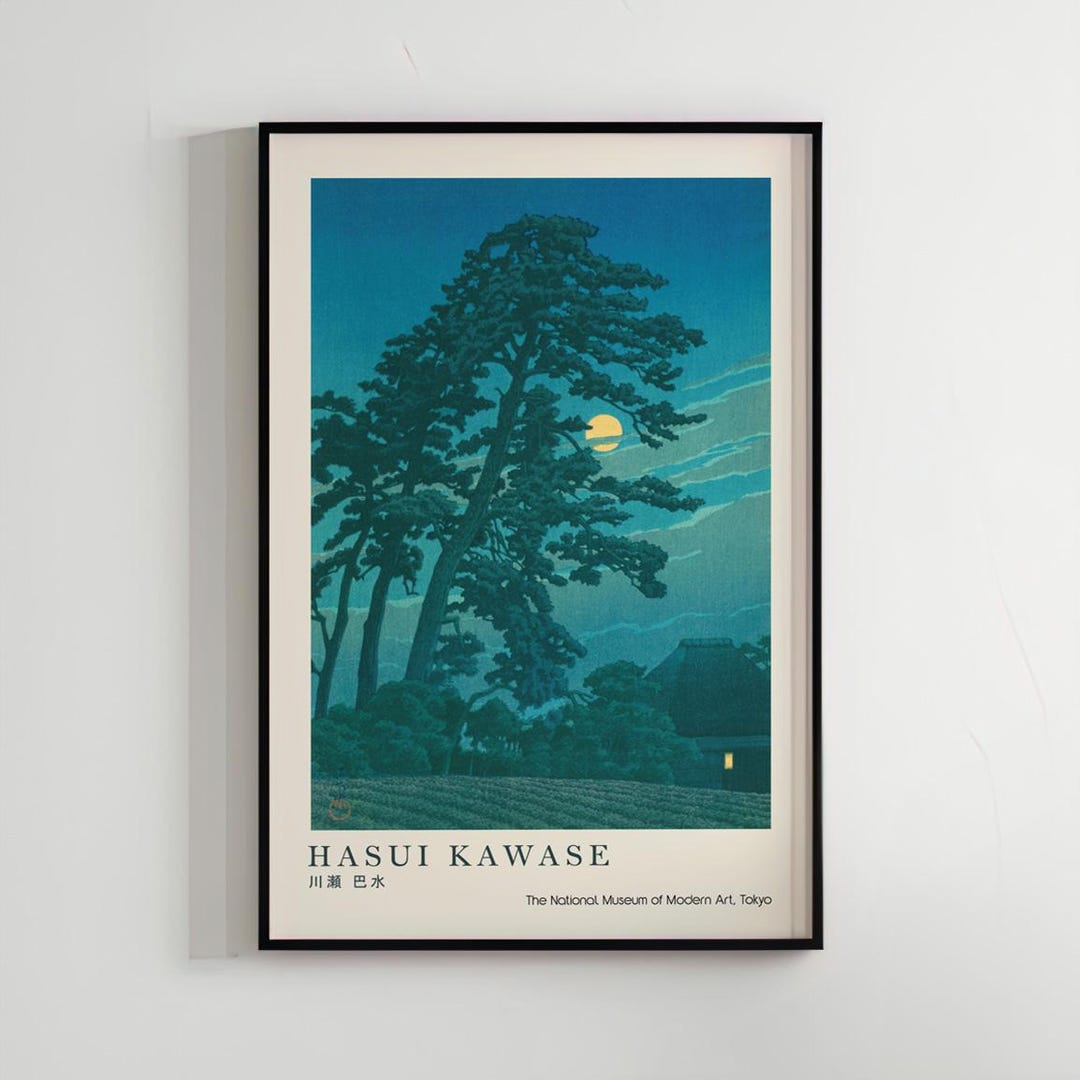 Hasui Kawase Art Poster, Digital Download, Japanese Poster, Exhibition ...