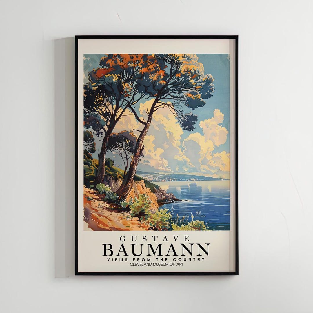 Gustave Baumann Art Poster, Digital Download, Printable Wall Art, Home ...