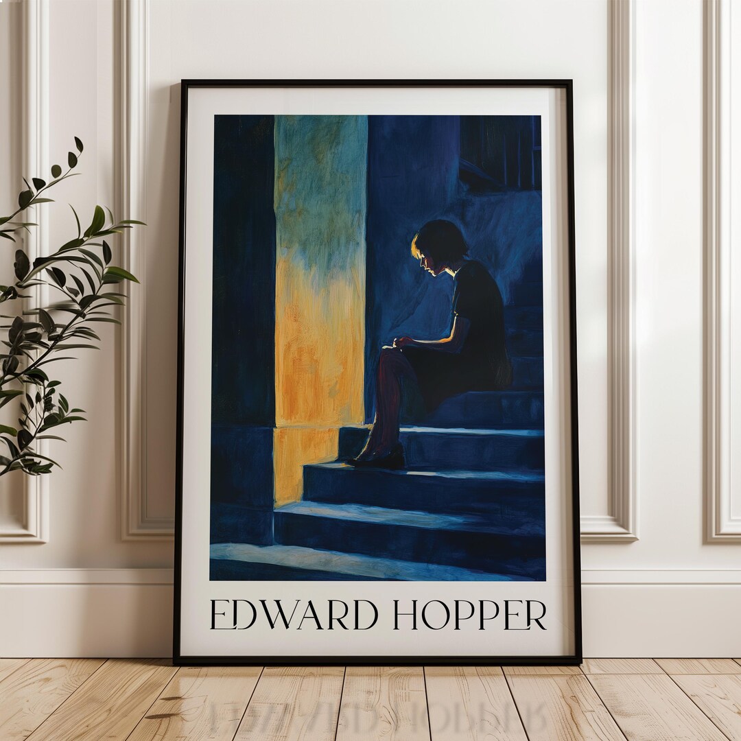 Edward Hopper Print, Edward Hopper Poster, , Edward Hopper Art, Digital ...