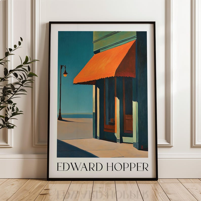 Edward Hopper Art Print Set, Set of 3 Prints, Poster Set, Digital ...