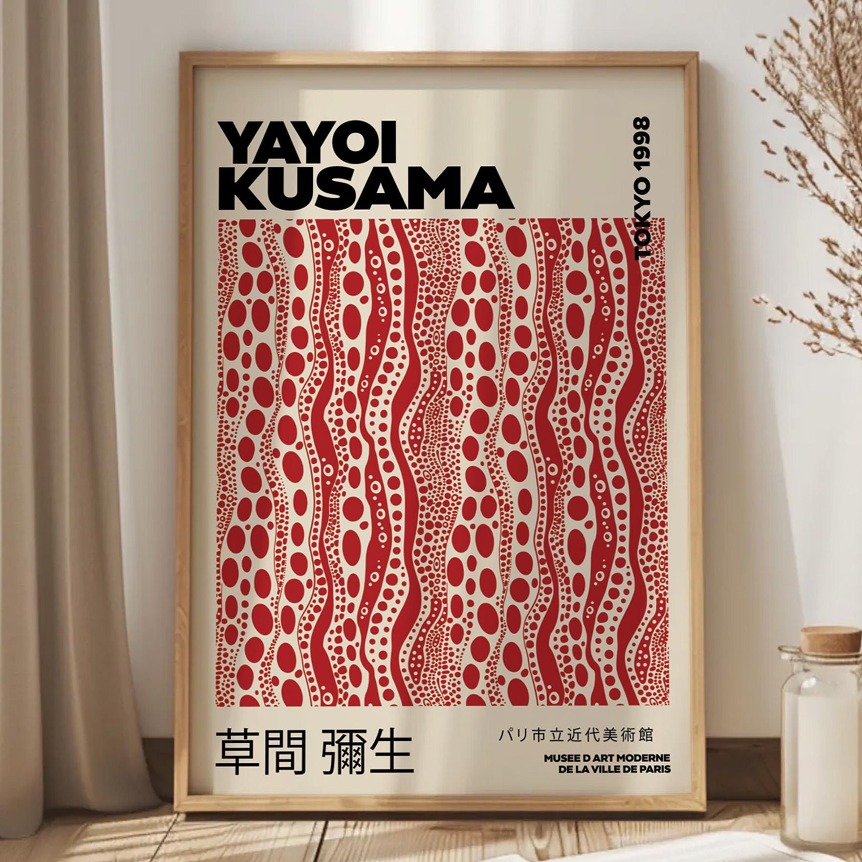 Yayoi Kusama Art Poster, Digital Download, Exhibition Poster, Home ...