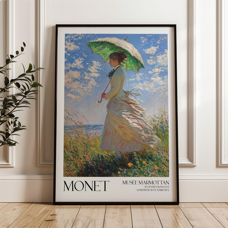 Claude Monet Poster, Monet Exhibition Print, Digital Download, Floral ...