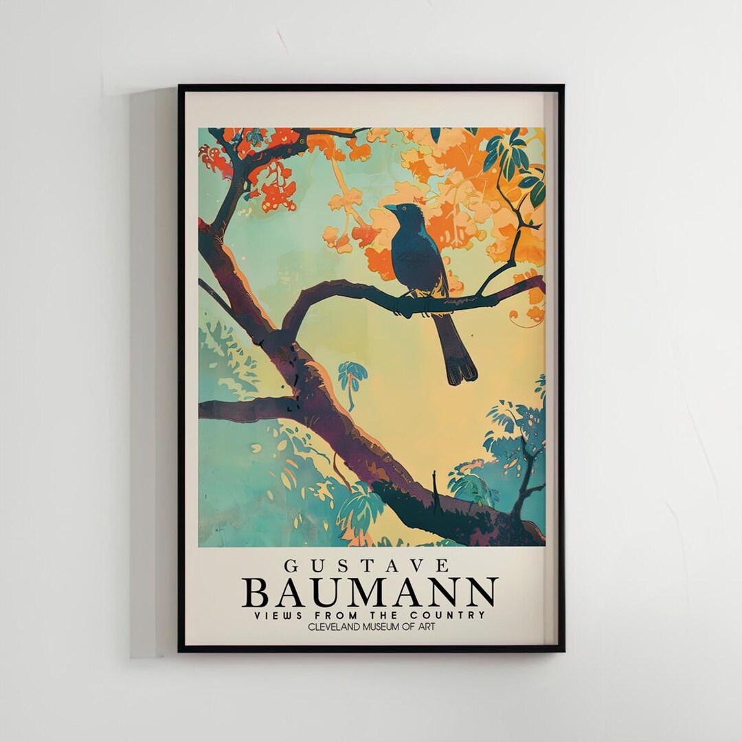 Gustave Baumann Art Poster, Digital Download, Printable Wall Art, Home ...