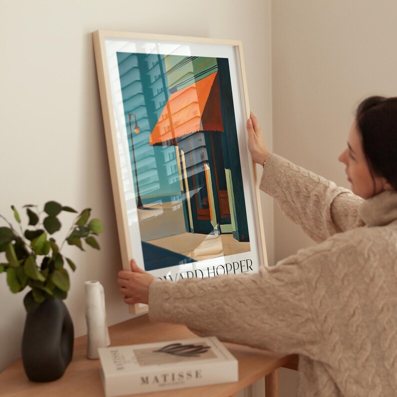 Edward Hopper Art Print Set, Set of 3 Prints, Poster Set, Digital ...