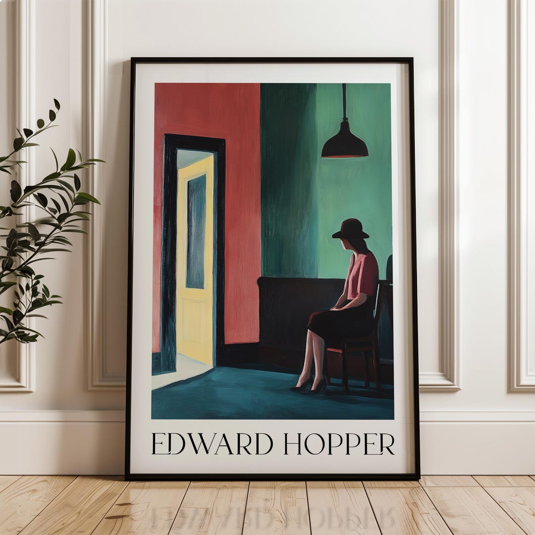 Edward Hopper Print, Digital Download, Vintage Edward Hopper Poster ...