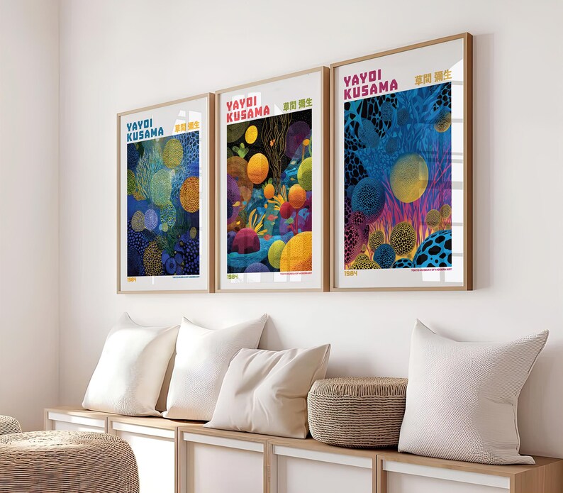 Yayoi Kusama Poster Bundle, Set of 213 Prints - Instant Digital ...