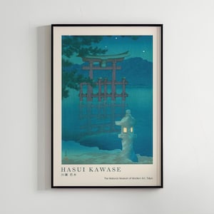 Hasui Kawase Art Poster, Digital Download, Japanese Poster, Exhibition ...
