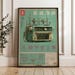 Retro Radio Blueprint, Vintage Industrial, Digital Poster Download - Etsy
