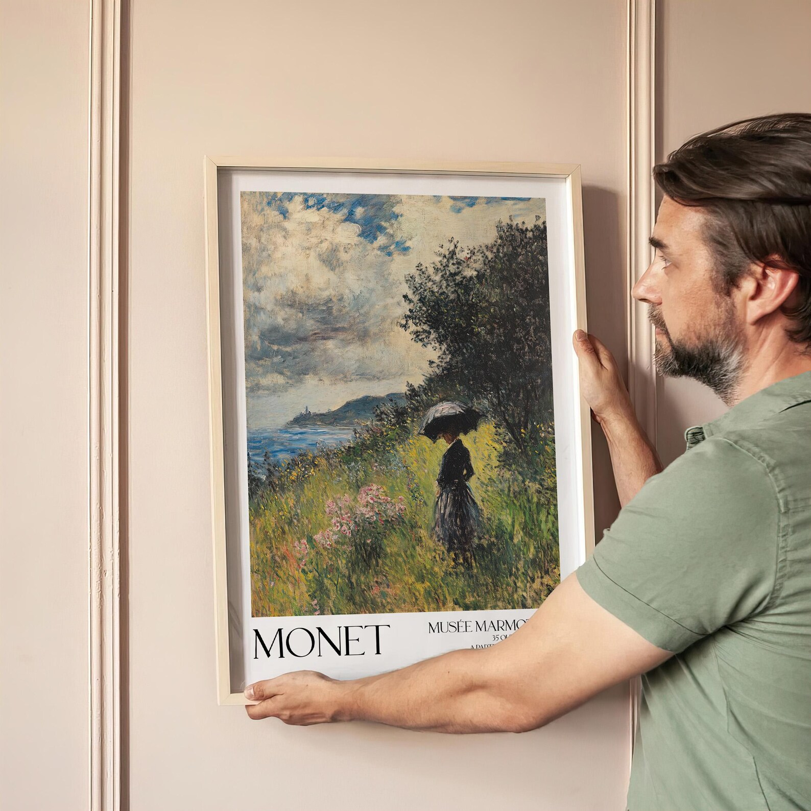 Vintage Monet Poster, Claude Monet Poster, Monet Exhibition Print ...