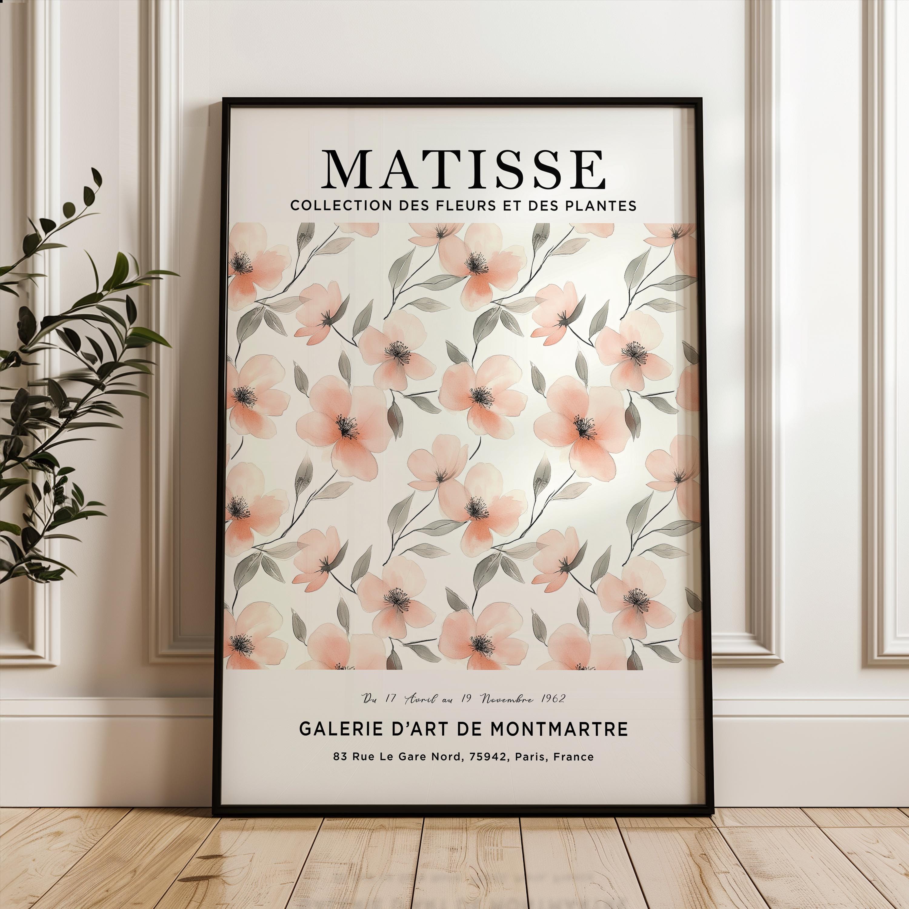 Henri Matisse Art Print, Matisse Flower Poster, Flower Market Poster ...