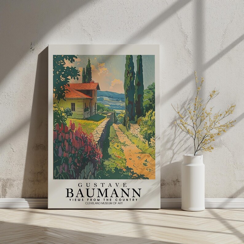 Gustave Baumann Art Poster, Digital Download, Printable Wall Art, Home ...