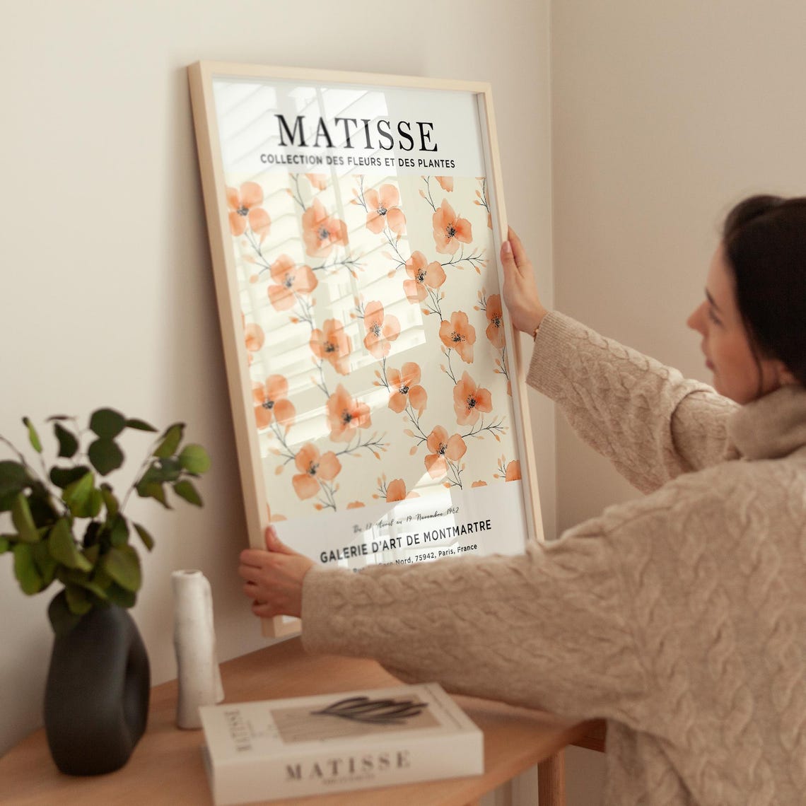 Henri Matisse Art Print, Peach Flower, Matisse Flower Poster, Flower ...