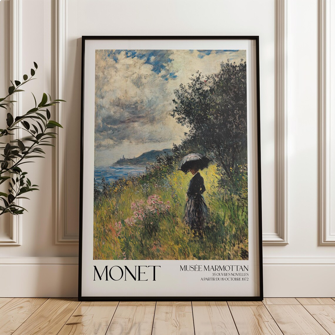 Vintage Monet Poster, Claude Monet Poster, Monet Exhibition Print ...
