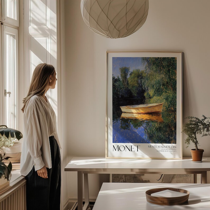 Monet Print, Claude Monet Poster, Monet Exhibition Print, Digital ...