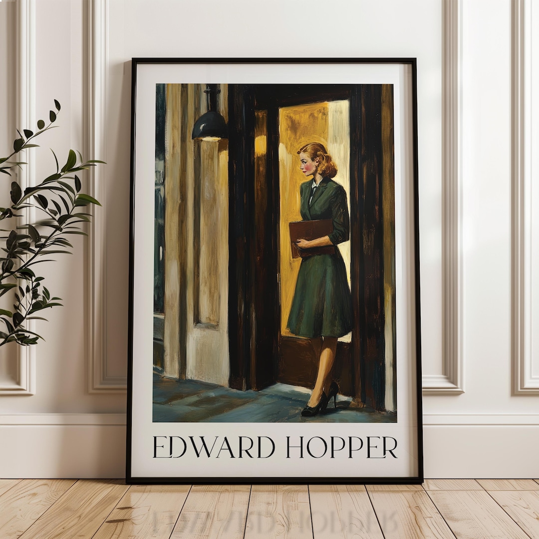 Edward Hopper Print, Edward Hopper Poster, Nighthawks, Vintage Edward ...