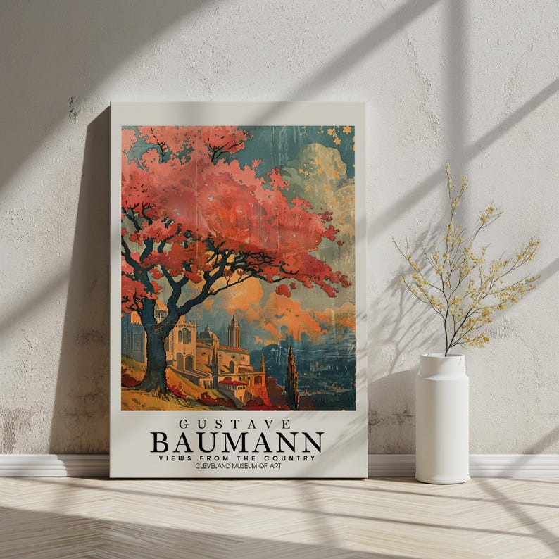 Gustave Baumann Art Poster, Digital Download, Printable Wall Art, Home ...