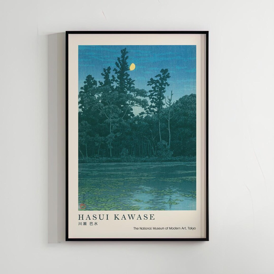 Hasui Kawase Art Poster, Digital Download, Japanese Poster, Exhibition ...