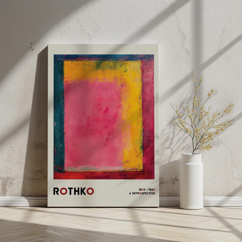 Mark Rothko Art Poster, Digital Download, Printable Wall Art, Home ...