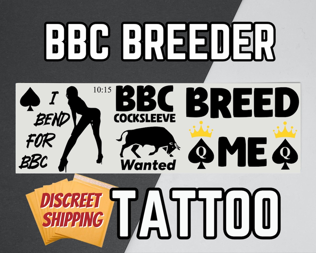 BBC Breeder Temp Tattoo | Queen of Spades Beta Temporary Tattoo, QOS ...