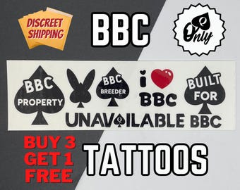 BBC Property Temp Tattoo | Queen of Spades Beta Temporary Tattoo, QOS ...