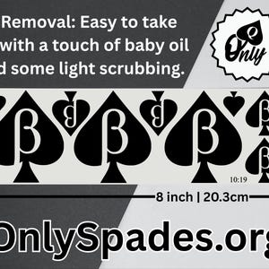 Queen of Spades Temporary Tattoo, QOS Tattoo, BNWO, BBC Tattoo, Sheet ...