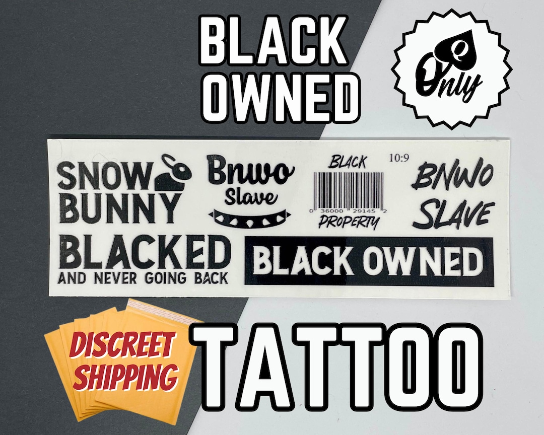 Black Owned Temporary Tattoo, QOS Tattoo, BNWO, BBC Tattoo, Queen of ...