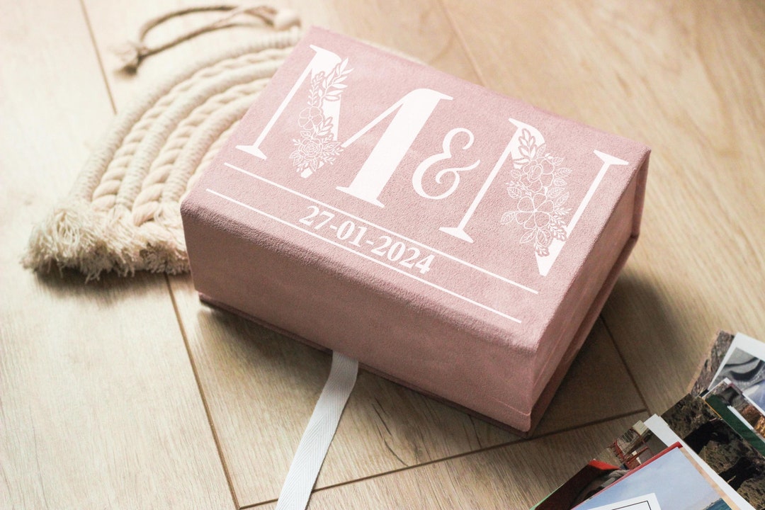Personalized Photo Box Memory Box Custom Keepsake Box Photo Album ...