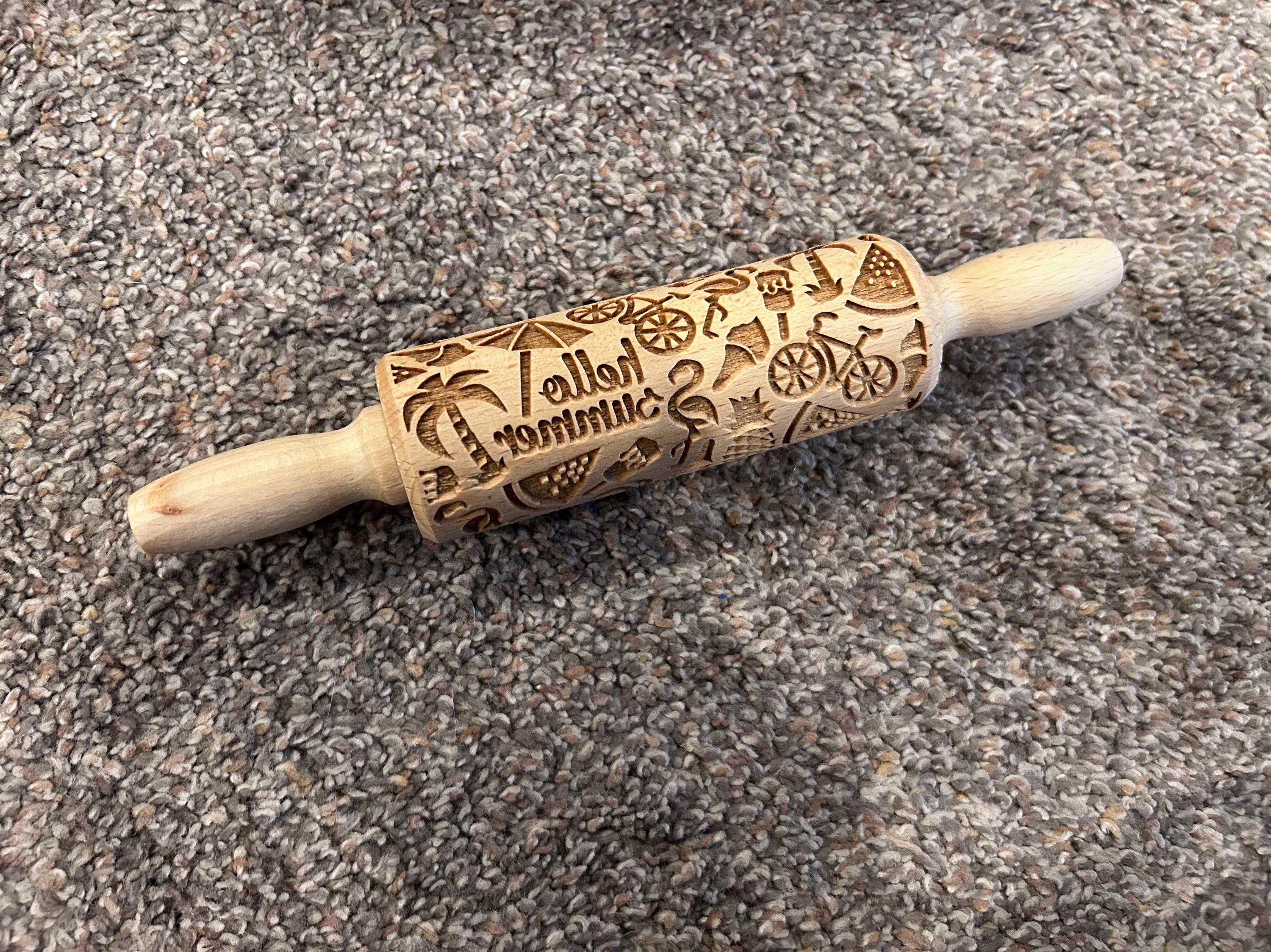 Embossed Rolling Pins - Etsy