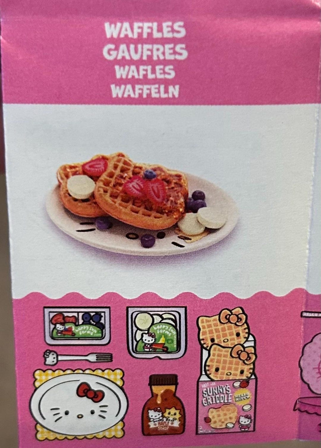 Miniverse Make It Mini Food Hello Kitty Waffles Kit - Etsy