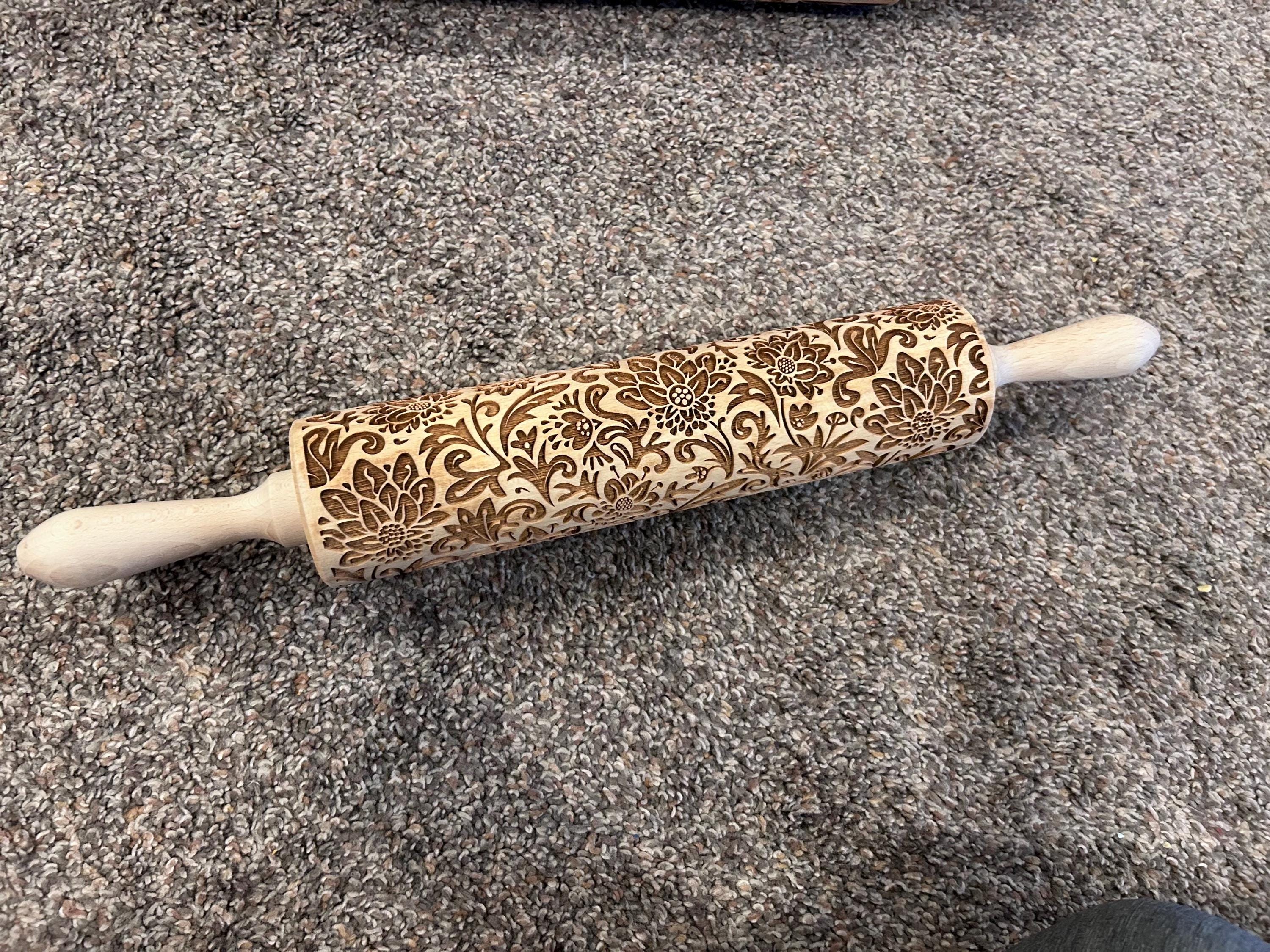 Embossed Rolling Pins - Etsy