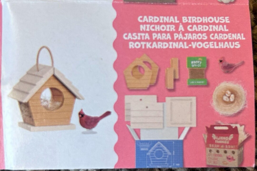 Miniverse Make It Mini Lifestyle Home Series 1 Cardinal Birdhouse Kit ...