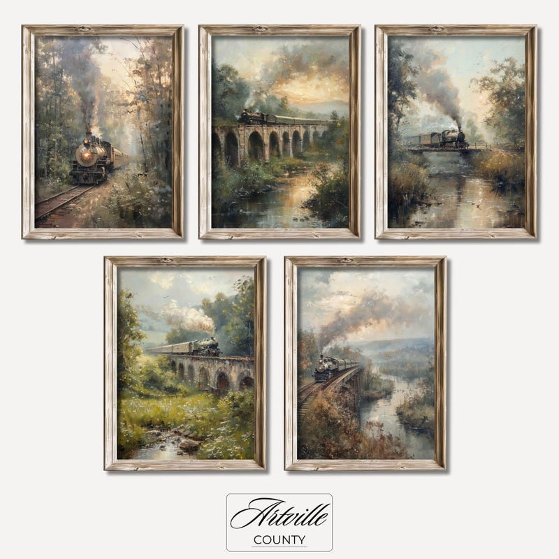 Train Prints - Etsy