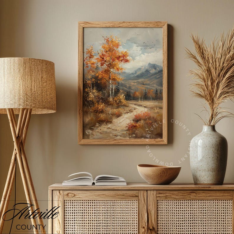 Vintage Autumn Gallery Wall Set Printable Fall Wall Art Farmhouse Decor ...
