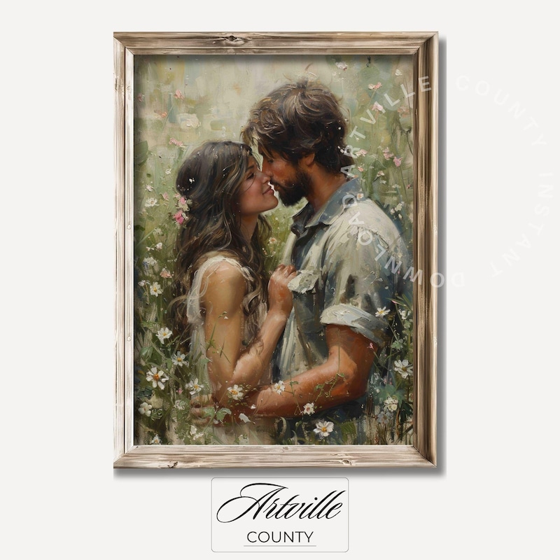 Love Couple Painting - Etsy