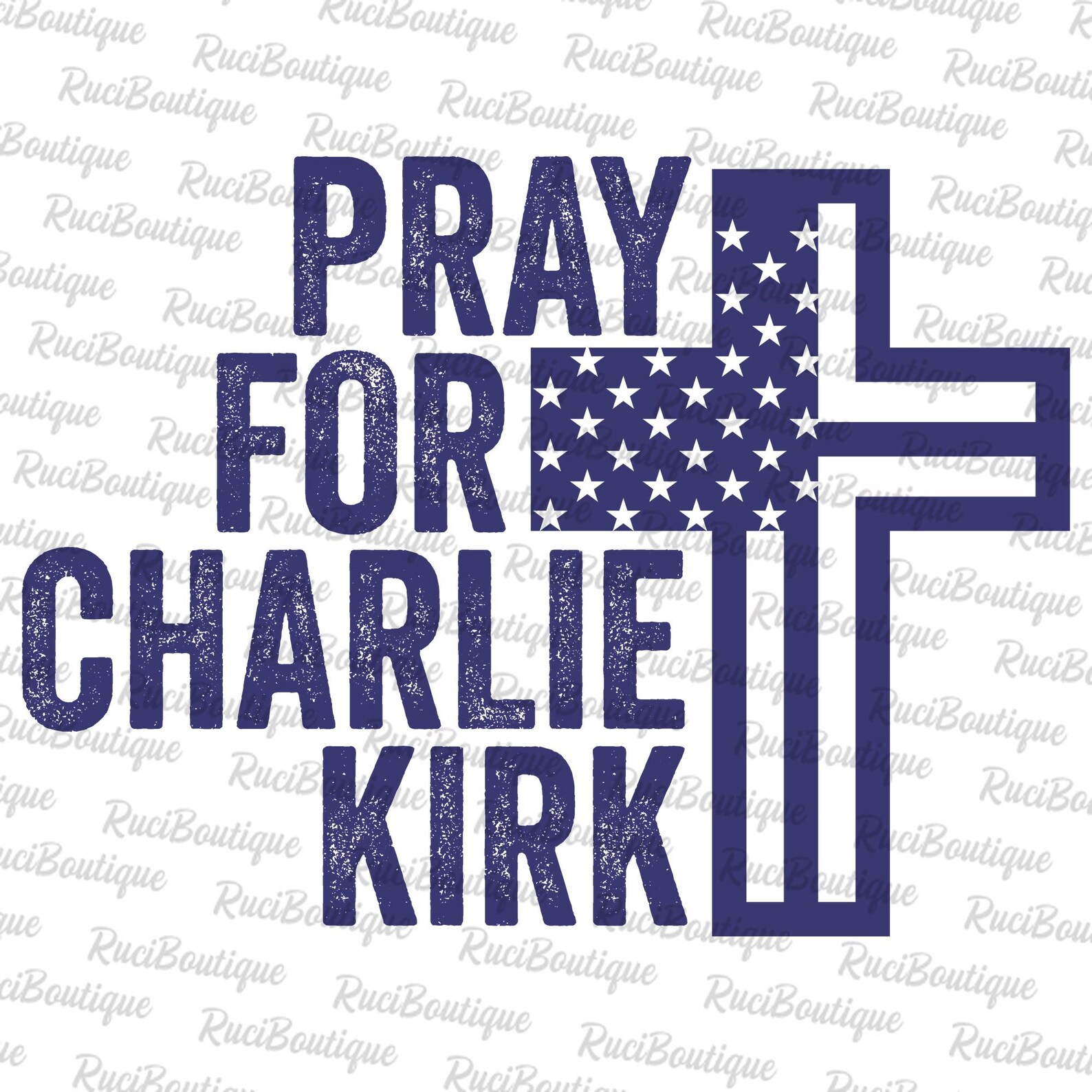 Pray for Charlie Kirk Svg Png, Distressed American Flag Cross Svg ...