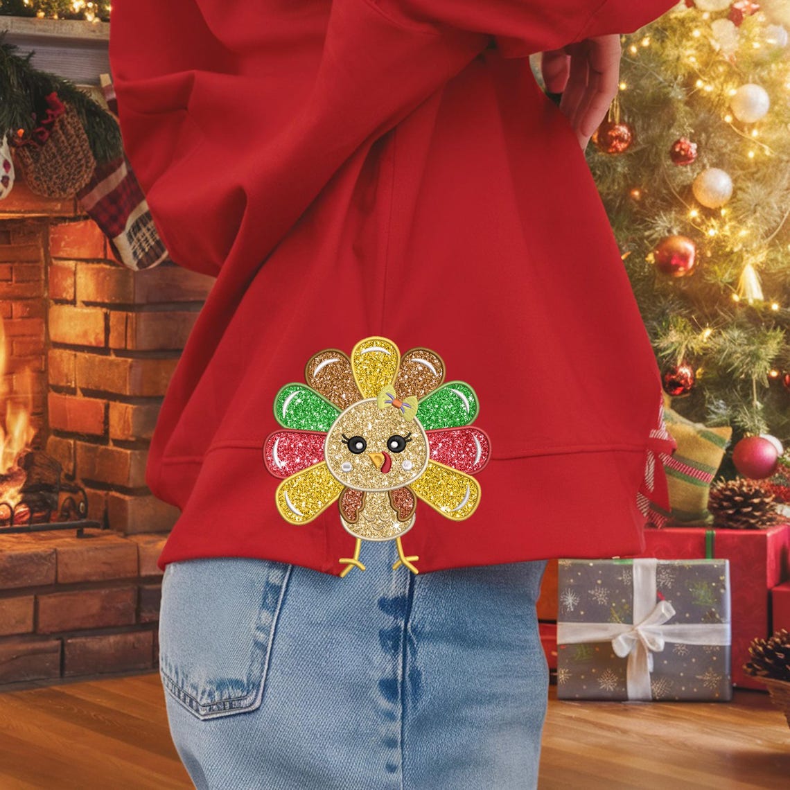 Thanksgiving Side Bow Design for Machine Embroidery Classic Bow ...