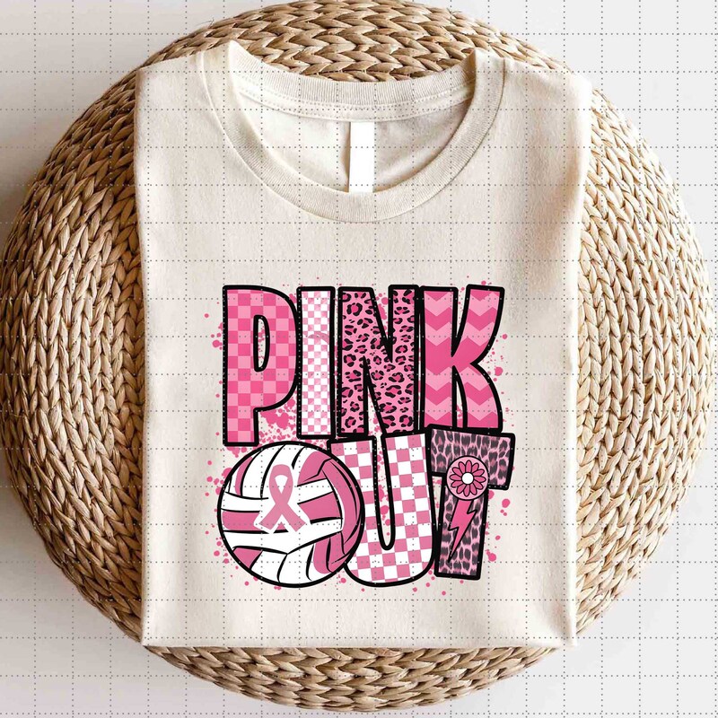 Pink Out Clip Art - Etsy