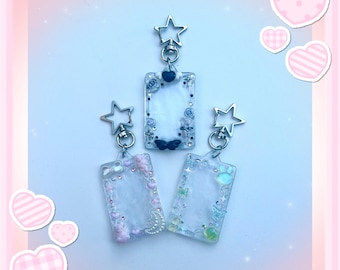 Cute Snacks Mini ID Photo Holder Kawaii KPOP ID Holder Keychain Hot ...