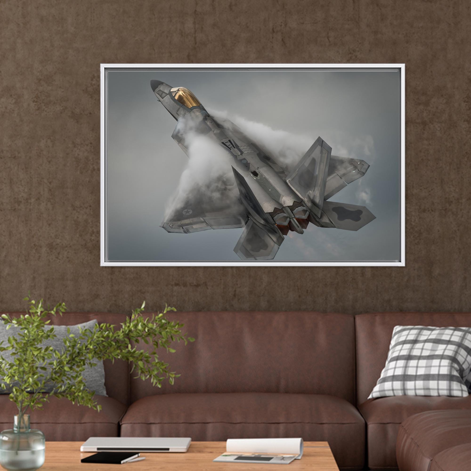F-22 Raptor Canvas: Modern Fighter Jet Wall Art - Etsy