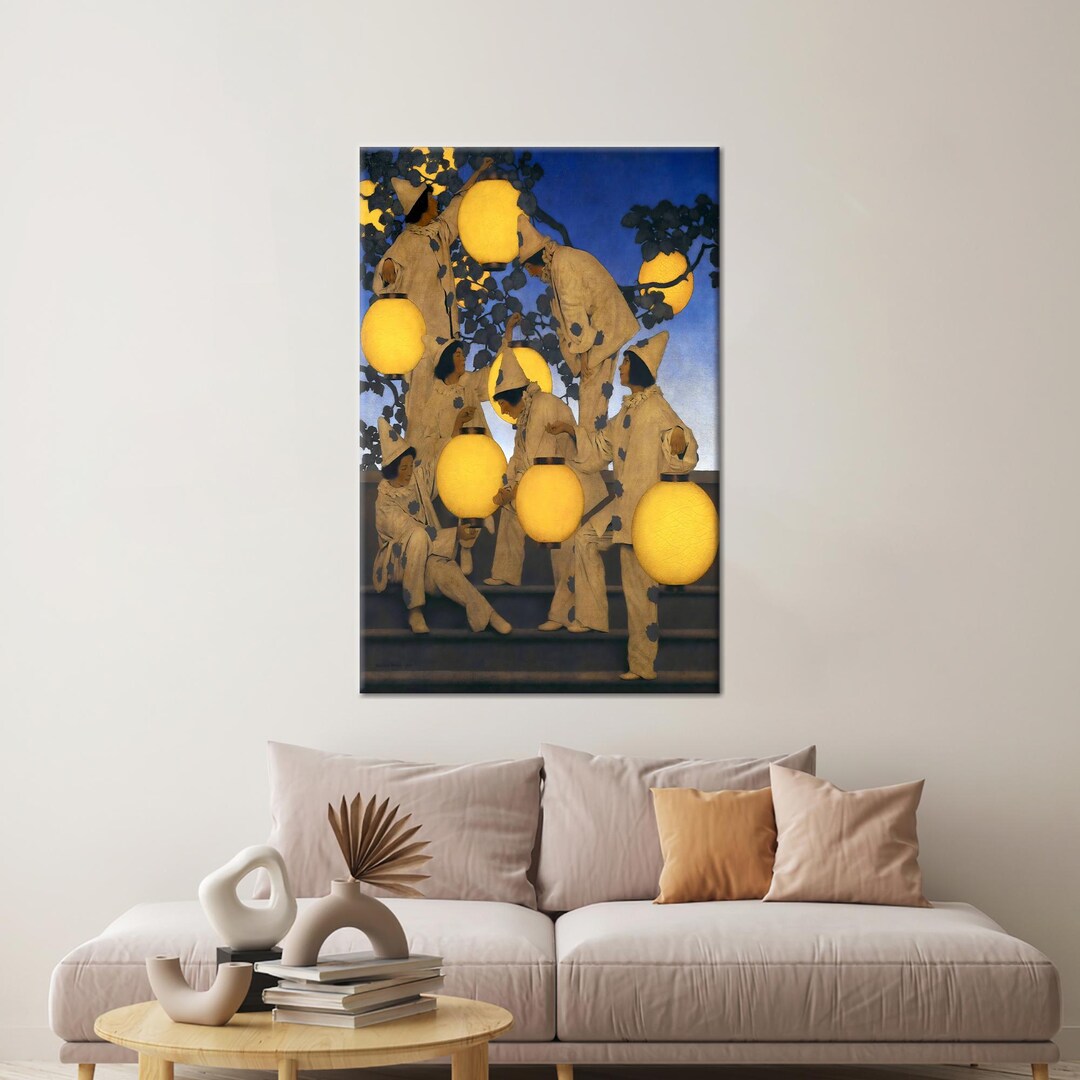 Maxfield Parrish 'the Lantern Bearers' Canvas Art - Reproduction Wall ...