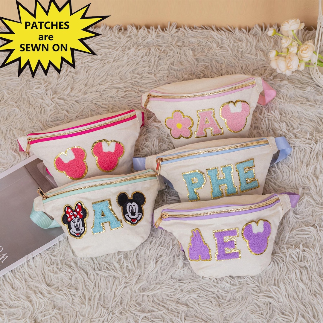 Personalized Theme Park Fanny Pack,custom Canvas Fanny Packs With ...