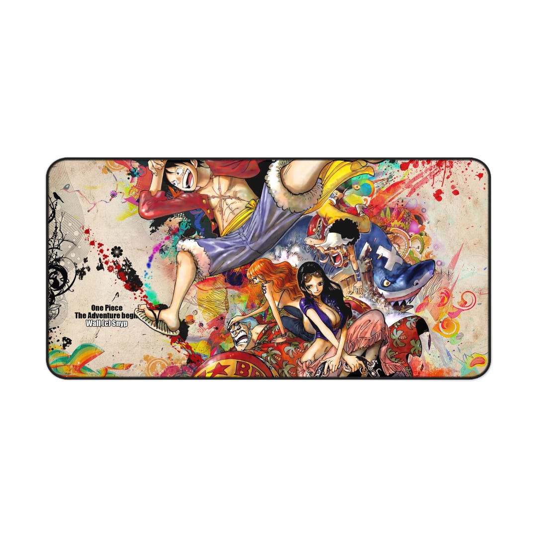 One Piece Luffy Anime Manga Desk Mat - Etsy